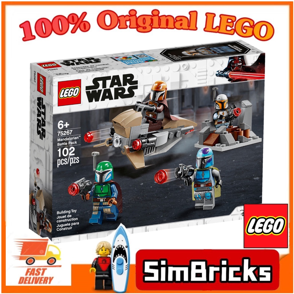 (SimBricks) (Dented Box) LEGO 75267 Mandalorian Battle Pack | Shopee ...
