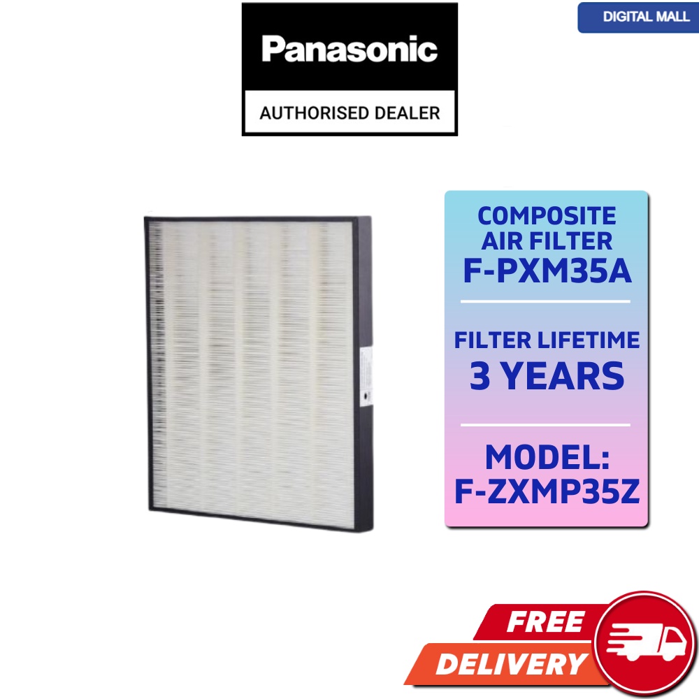 PANASONIC F-ZXMP35Z HEPA COMPOSITE AIR FILTER FOR F-PXM35A F-PXM35ASM ...