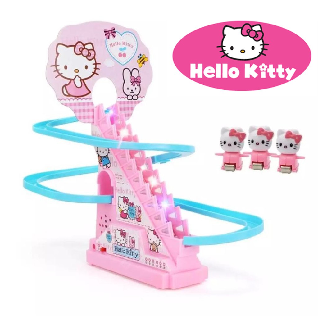 Hello Kitty Race Climbing Stairs Electronic Automatic Flashing Musical ...