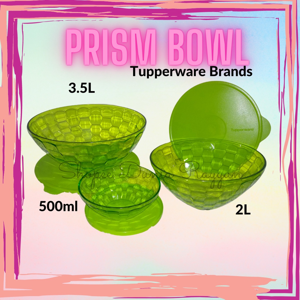 PRISM BOWL SET TUPPERWARE LIMITED EDITION | Shopee Malaysia