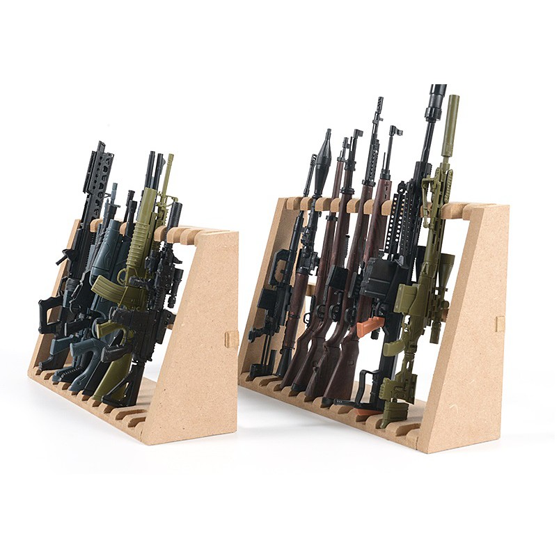 [Ready Stock] Miniature 1/6 Scale compressed Wood Gun Rack Desk Bench ...