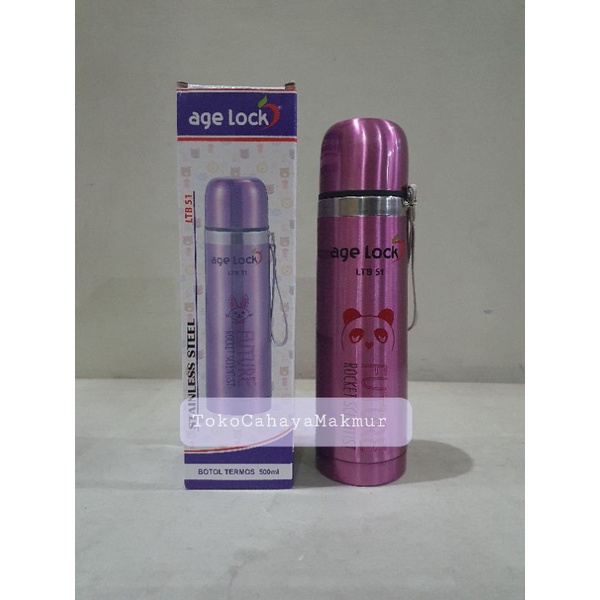 TERMOS Age Lock Drinking Water Bottle/Water Thermos 500ml LTB 51 ...