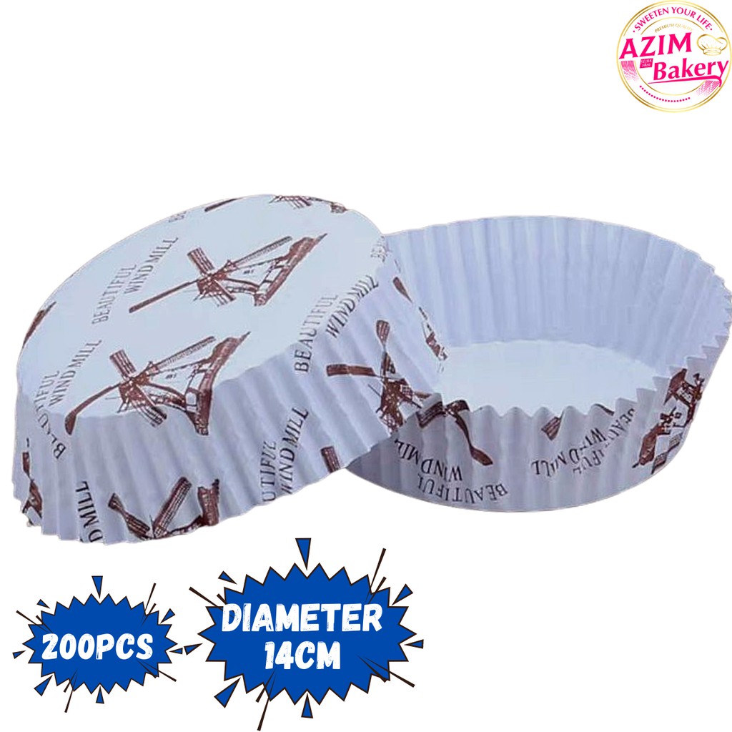 Bread Paper Cup Case Bun Baking (Case Random) Cupcase Round/Oval/Boat ...