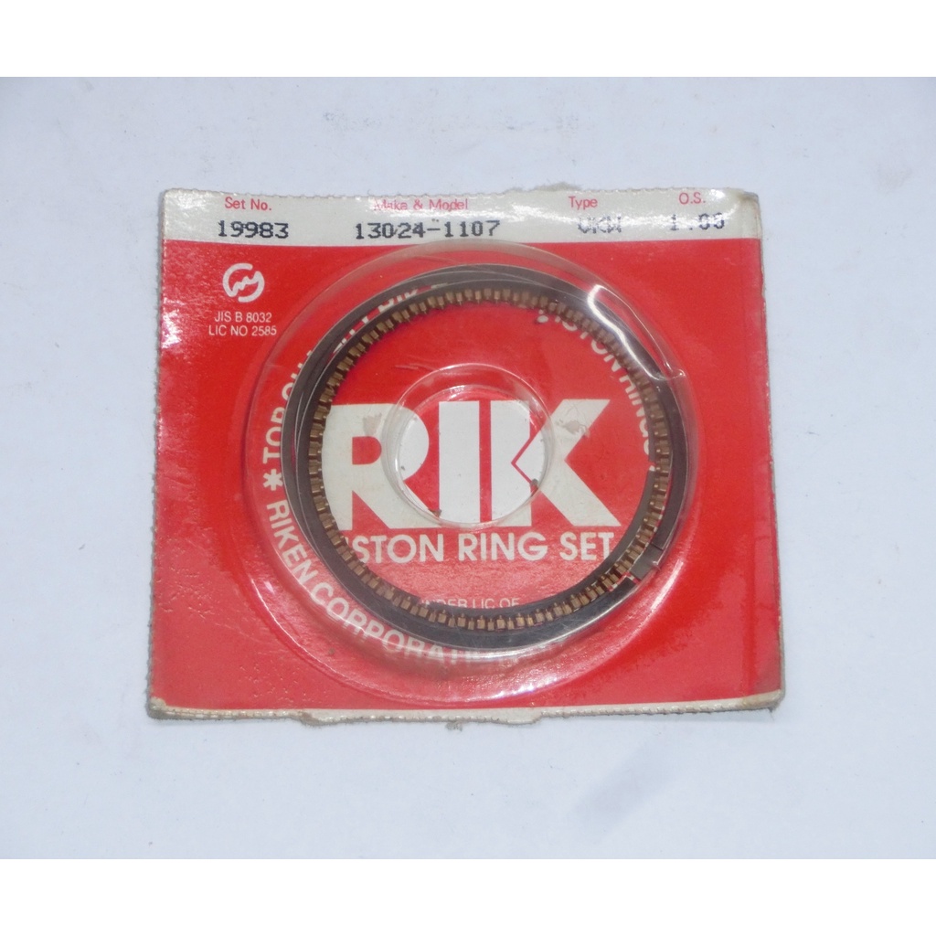 (CLEARANCE STOCK) PISTON RING KRISS (RIK) | Shopee Malaysia