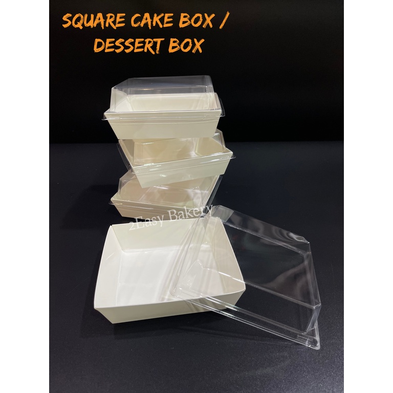 Pvc Cake Paper Box/Food Box/Dessert/Mini Cake/Tarts/Burger/Packaging ...