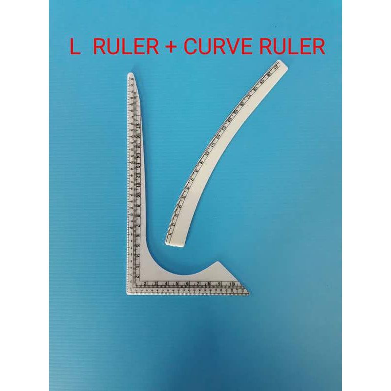 PEMBARIS SKALA - L & CURVE RULER (SEPASANG) - 1 PASANG | Shopee Malaysia