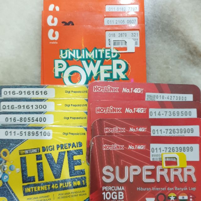 Prepaid Sim card mix telco | Shopee Malaysia