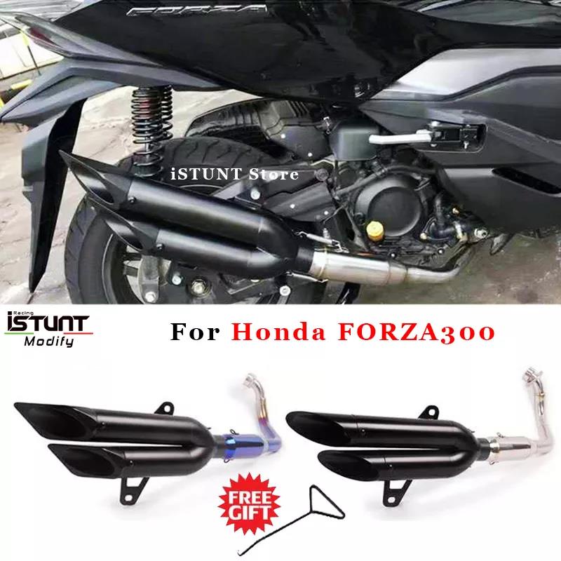 Full System Motorcycle Exhaust For Honda FORZA 300 forza300 Modified ...