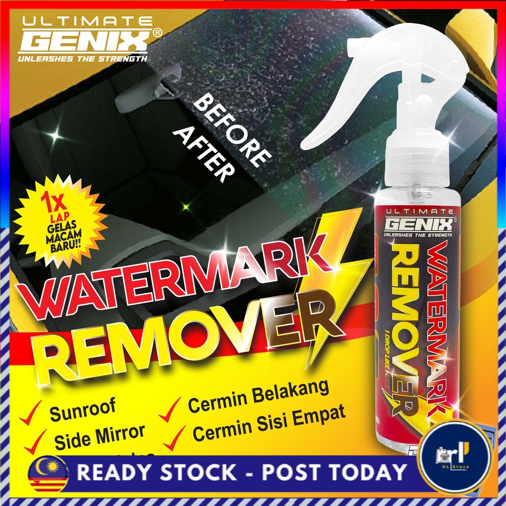 [READY STOCK] Watermark Remover 100ml/ 200ml Hilangkan Watermark Cermin ...