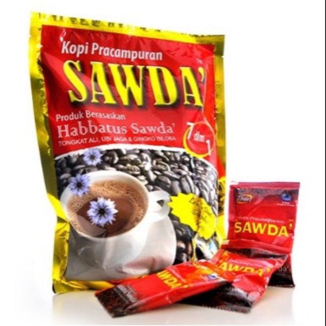 KOPI PRACAMPURAN SAWDA' 7 in 1 [ Habbatus sauda ] 16 sachets | Shopee Malaysia