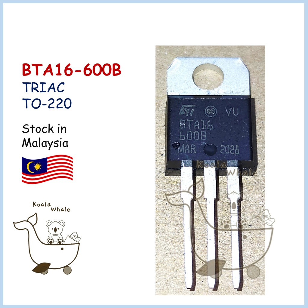 BTA16-600B BTA16 600B 600 BTA16600B TRIAC | Shopee Malaysia