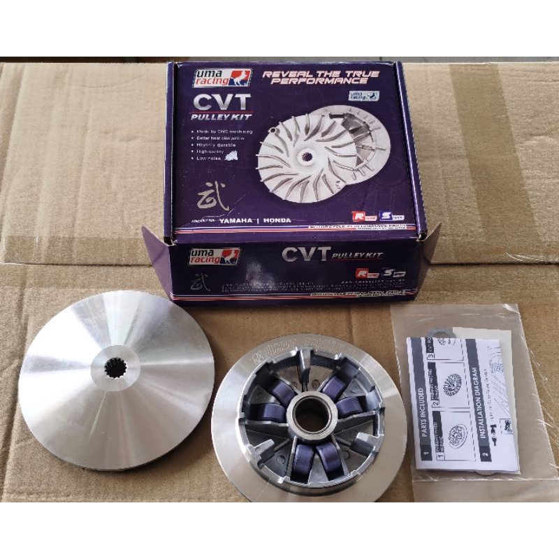 uma racing cvt pulley drive face with roller kit set / cvt torque ...
