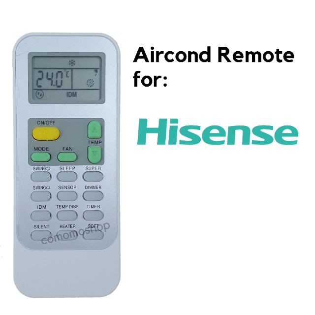 Hisense Aircond remote control DG11J1-03 DG11J1-16 air conditioner ...