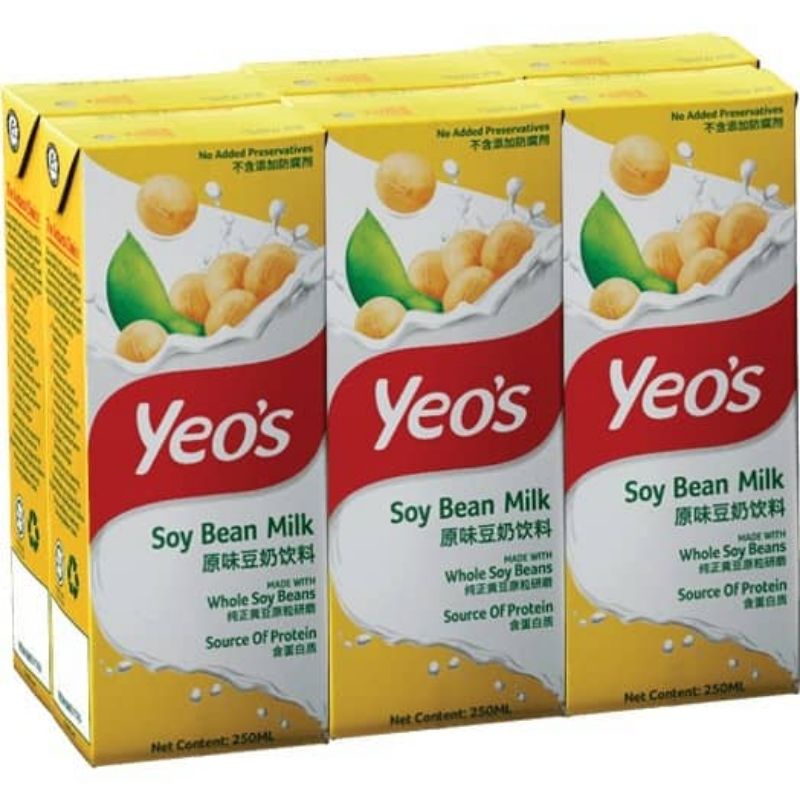 yeo's soy bean milk kotak drink 6 250ml | Shopee Malaysia
