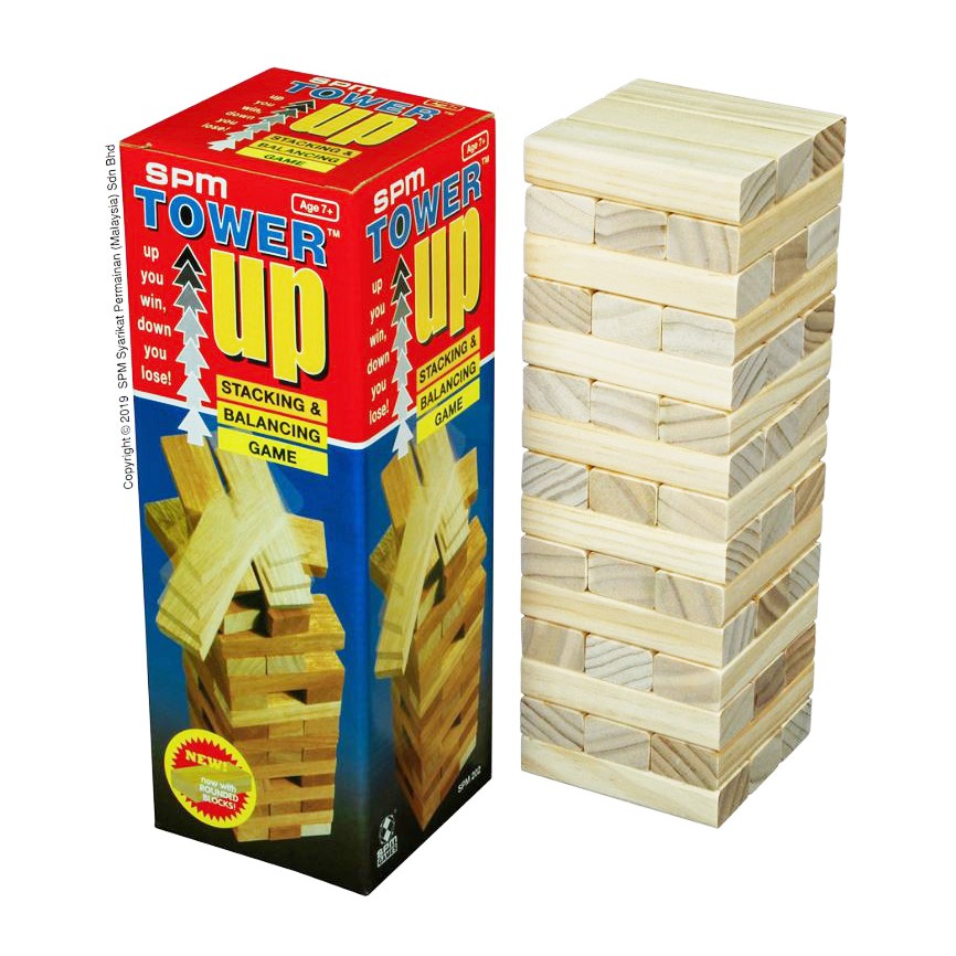 SPM Board Game Tower Up Balancing & Stacking Game for Boys and Girls ...