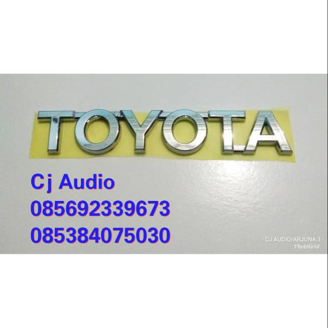 Toyota OEM Writing EMBLEM | Shopee Malaysia