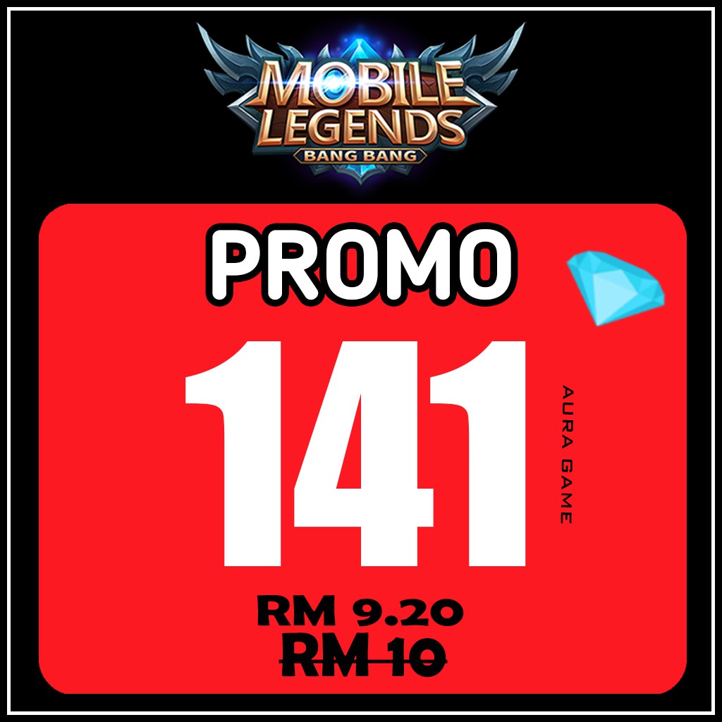 AURAGAME CHEAPEST TOP UP ML Mobile Legends Diamonds 10% Discount (MLBB ...