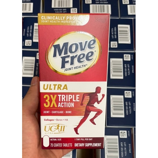Date 5/26 Schiff Move Free Ultra 3X Triple Action joint supplements box ...
