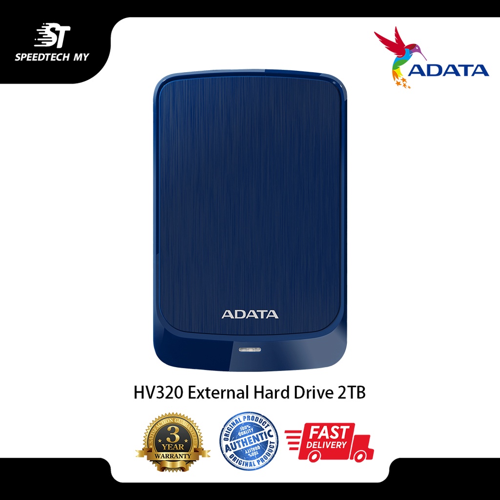 ADATA HV320 External Hard Drive (2TB) | Shopee Malaysia