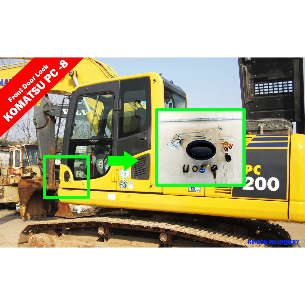 [NEW] Excavator KOMATSU PC130-8 PC200-8 PC300-8 PC400-8 Cabin Front ...