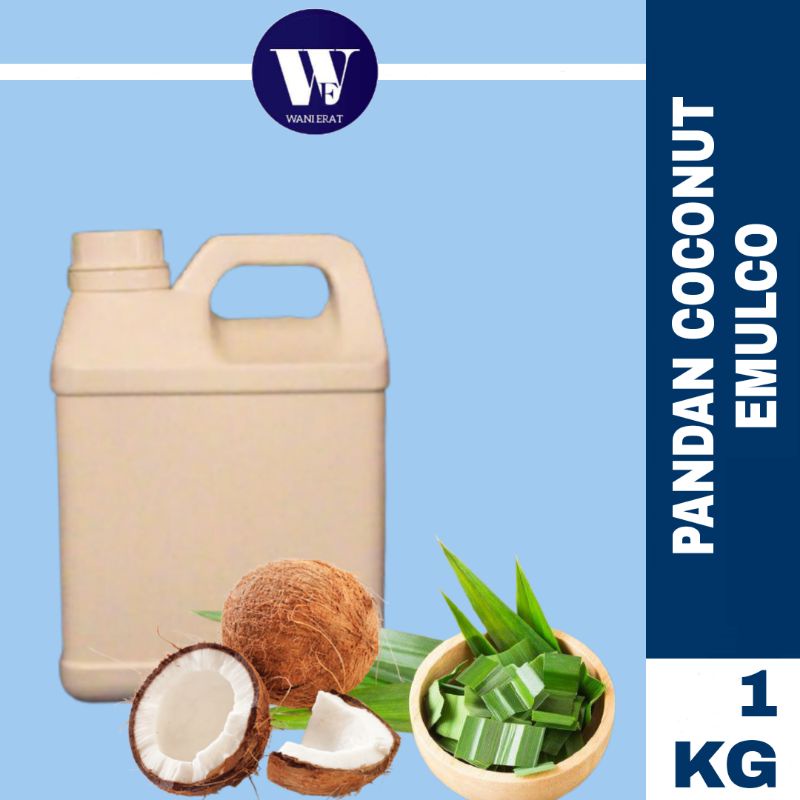 [1KG] PANDAN COCONUT EMULCO | PERISA PANDAN KELAPA | BAKING FLAVORING ...