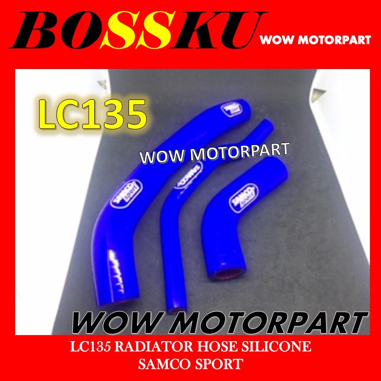 RADIATOR HOSE SILICONE SAMCO WATER HOSE FOR LC 135 LC135 USE SAMCO ...