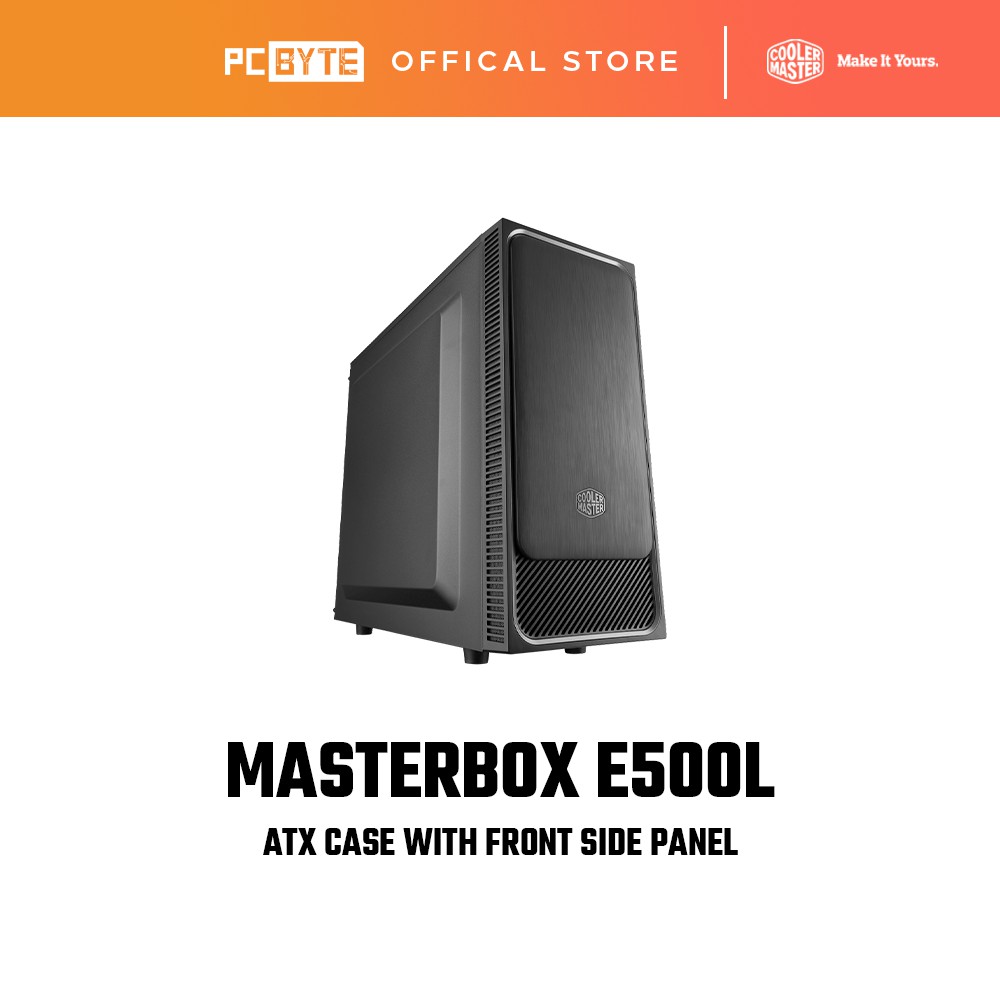Cooler Master MasterBox E500L Mid Tower Acrylic ATX Case - Silver/Red/Blue | Shopee Malaysia