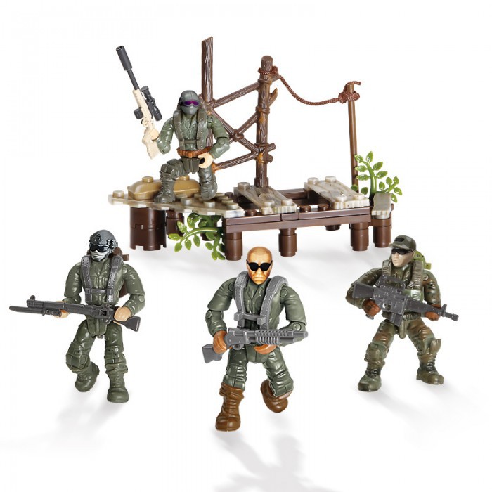 X-BLOCK SPECIAL TROOPS MILITARY BLOCKS SERIES - JUNGLE TROOPERS ...