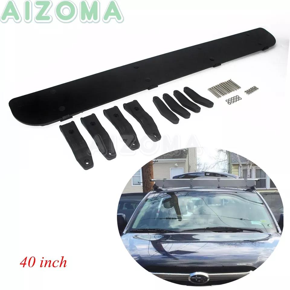 40" Long Universal AirScreen Car Roof Racks Wind Fairing Deflector 40 ...
