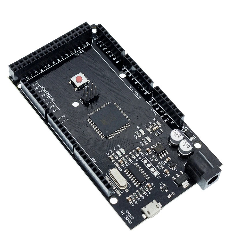 Arduino Mega 2560 R3 High Quality Black with CH340G Micro USB | Shopee ...