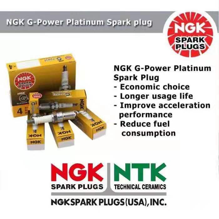 NGK G-Power Platinum Spark Plug for Perodua Kenari 1.0 2000 - 2009 ...