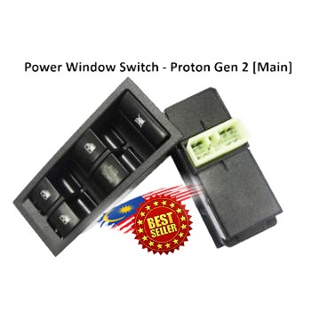 (Auto Down) Proton Gen 2 Driver Side Power Window Main Switch | Shopee ...