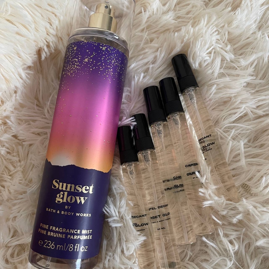 Bath & Body Works Sunset Glow Body Mist (Decant 100% Original) | Shopee ...