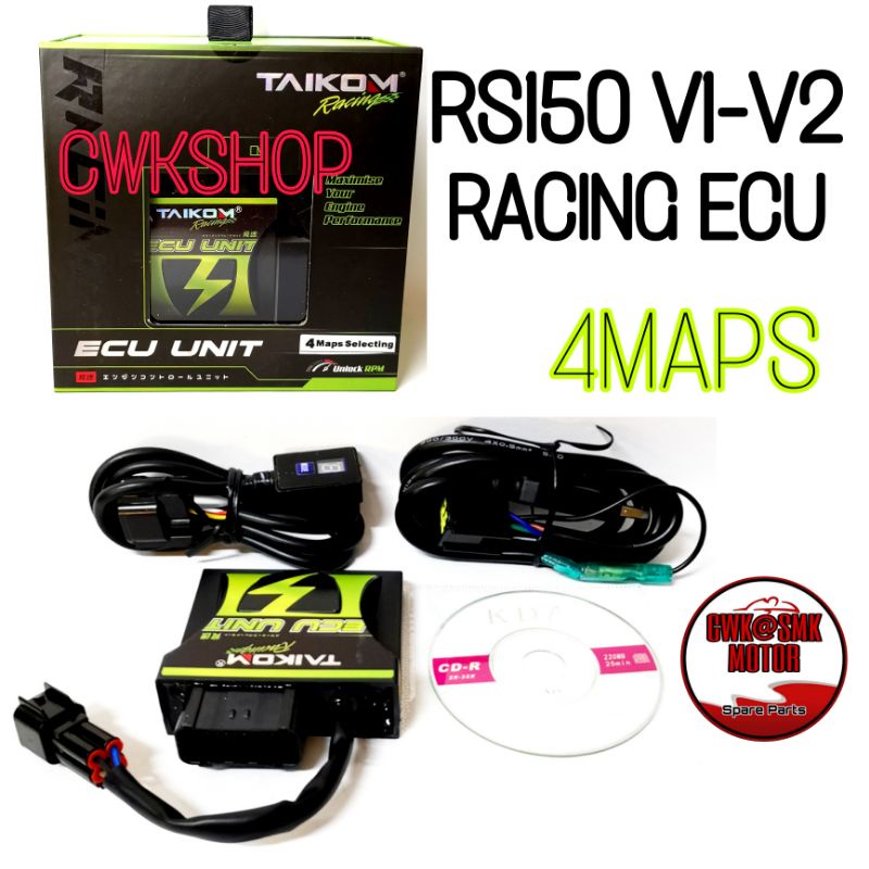 Y15ZR V1 VF3I185 RS150 Y15ZR V2 Y16 W125 RACING DYNO ECU DYNO CDI 4MAP ...