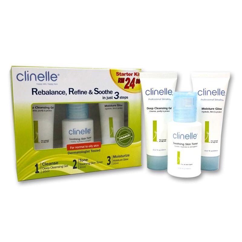 Clinelle Starter Kit Set Dermatologically | Shopee Malaysia