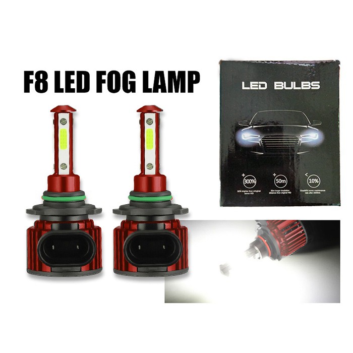 READY STOCK Collab 2pcs F8 Original Headlight COD LED H1 H3 H4 H7 H11 ...