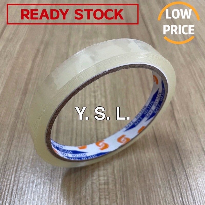 OPP TAPE 12MM (CLEAR STOCK) | Shopee Malaysia