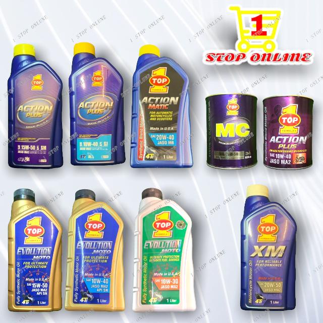 1 TOP Action Plus / Action Matic / Evolution Moto / XM Motorcycle Oil ...