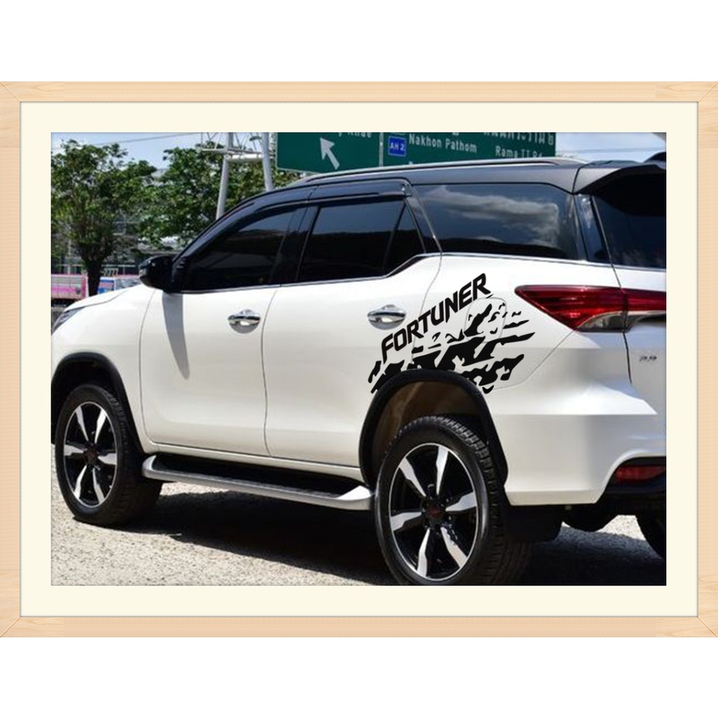 Toyota Fortuner Sticker Car Body Side Lining Pelekat Kereta Truck TRD ...