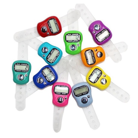 Mini DIGITAL TASBIH Electronic Counting Tool Finger Tally Counter Mini ...