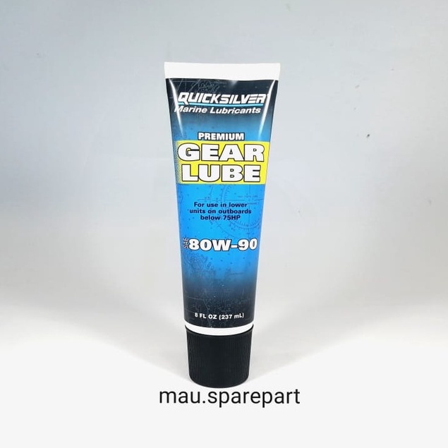 QUICKSILVER PREMIUM GEAR LUBE SAE 80W/90 (237ML) [S2100009] | Shopee ...