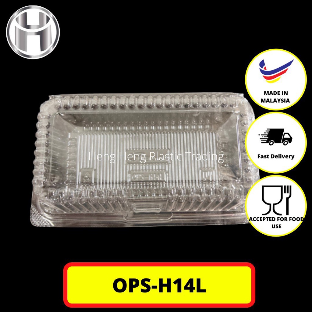 BENXON OPS-H14L CLEAR / FOOD TRAY BOX / BEKAS KEK SWISS ROLL KEK ...