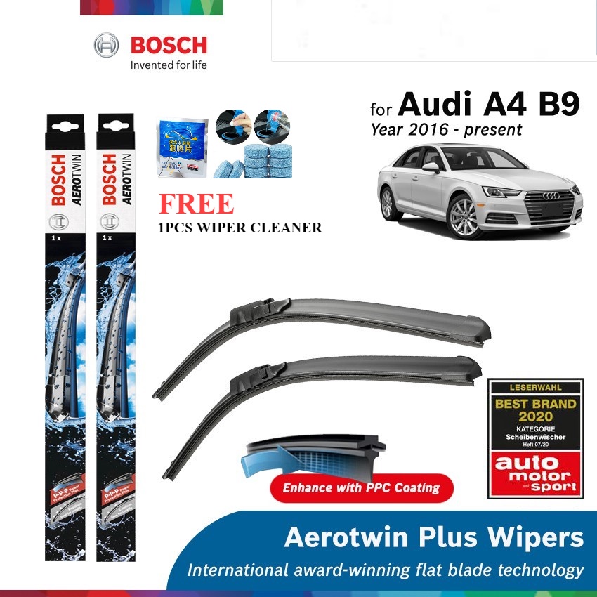 Bosch Aerotwin Plus Multi Clip Wiper Set for Audi A4 B9 (24"/20")(FREE ...