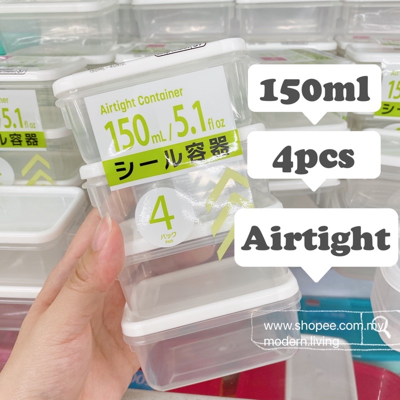 Daiso Airtight Container Food Storage Food Case Box Sealed Container ...