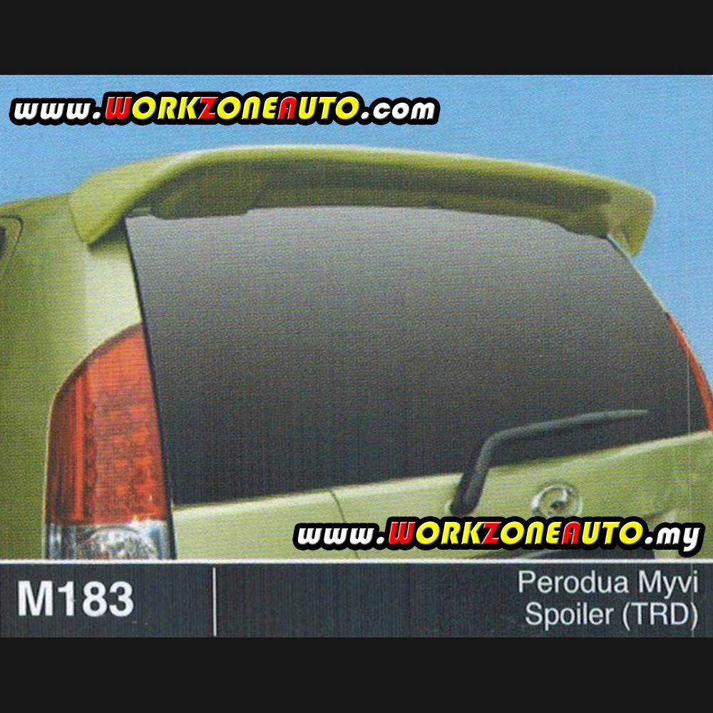 M183 Perodua Myvi Top Fiber Spoiler (TRD) | Shopee Malaysia