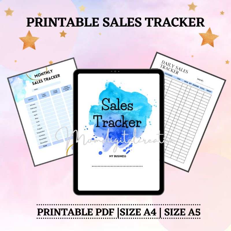[PDF] Sales Tracker Monthly Sales Tracker Daily Sales Tracker | Shopee ...