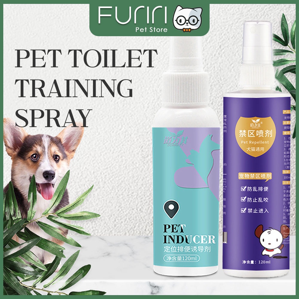 Furiri Dorrikey 120ml Pet Potty Inducer Spray Restrict Spray Puppy Dog ...