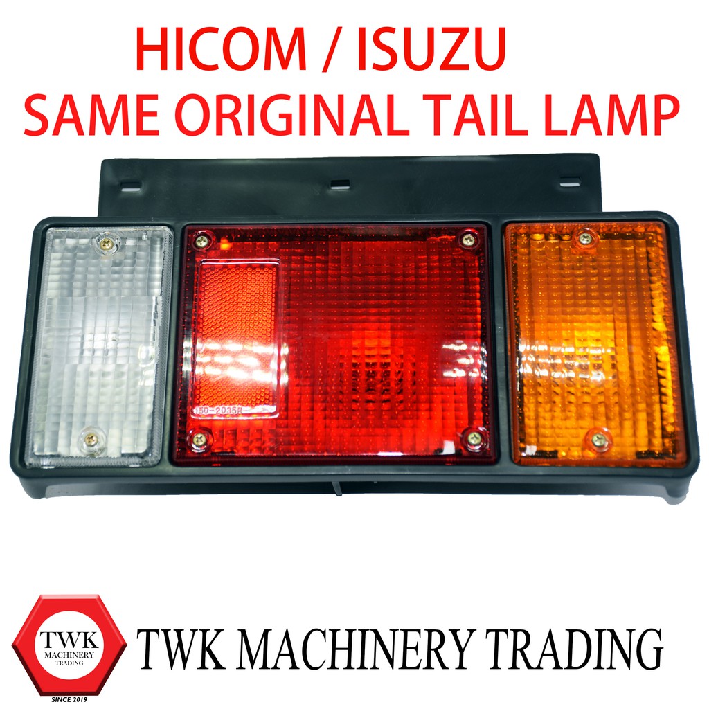 isuzu npr nhr npr pro tail lamp 3in1 (brake,signal&reverse) | Shopee ...