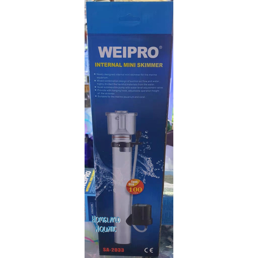 Weipro SA-2033 Protein Skimmer Tank Size 100L 97x44x380mm | Shopee Malaysia