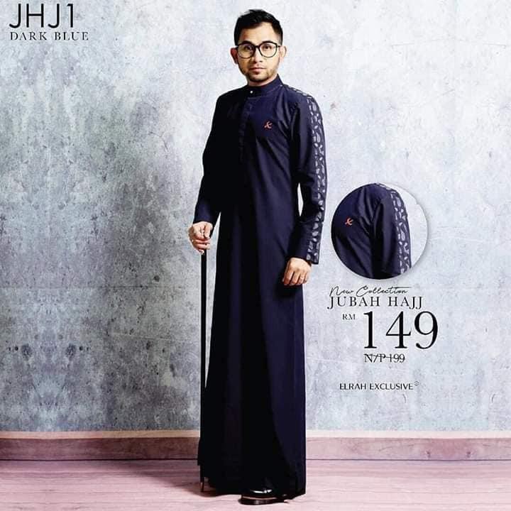 JUBAH HAJJ ELRAH EXCLUSIVE I JUBAH RAYA I JUBAH READY STOCK I SLIMFIT ...